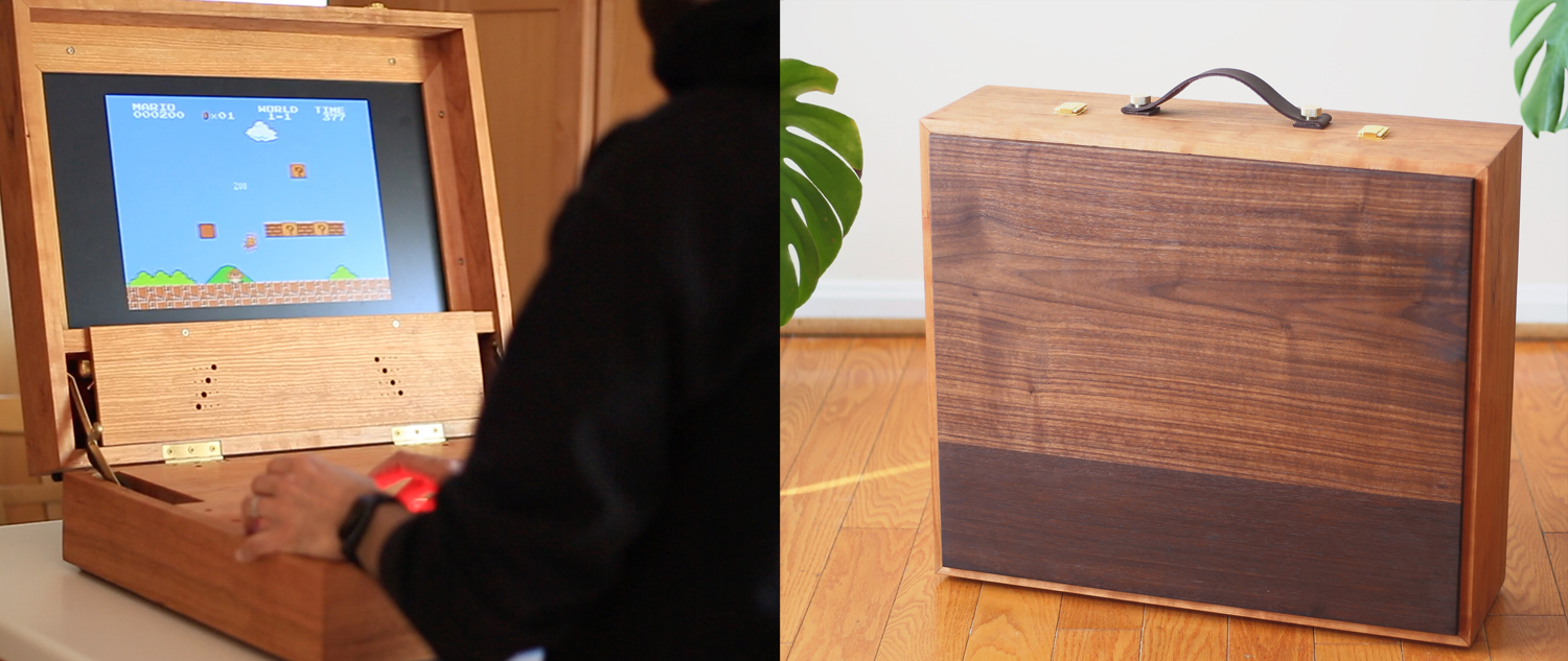 Build: Retro Gaming console in a wooden case | Sufi Nawaz
